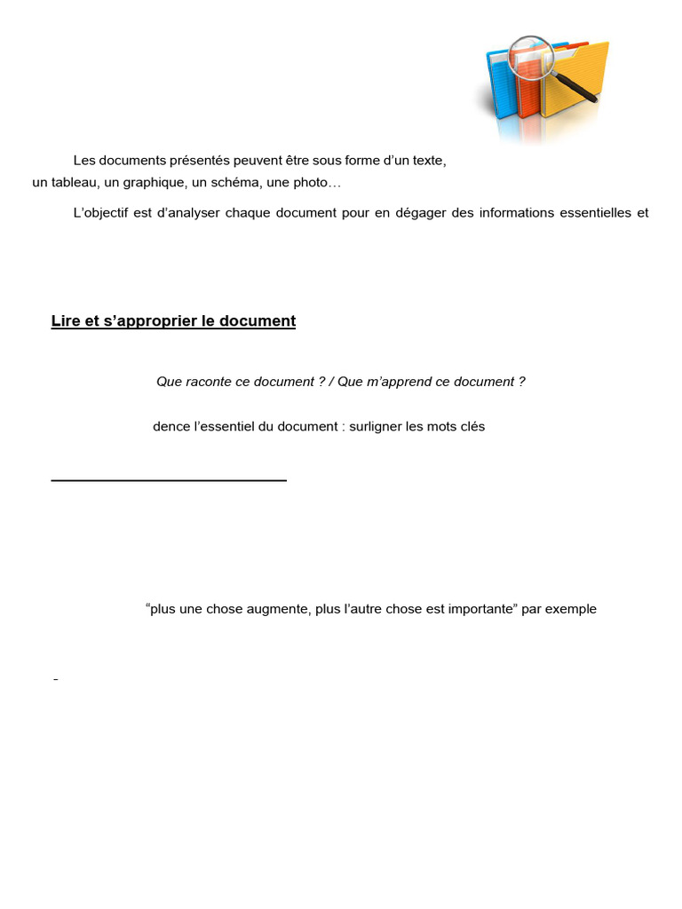 Etude de Documents Cycle4 | PDF