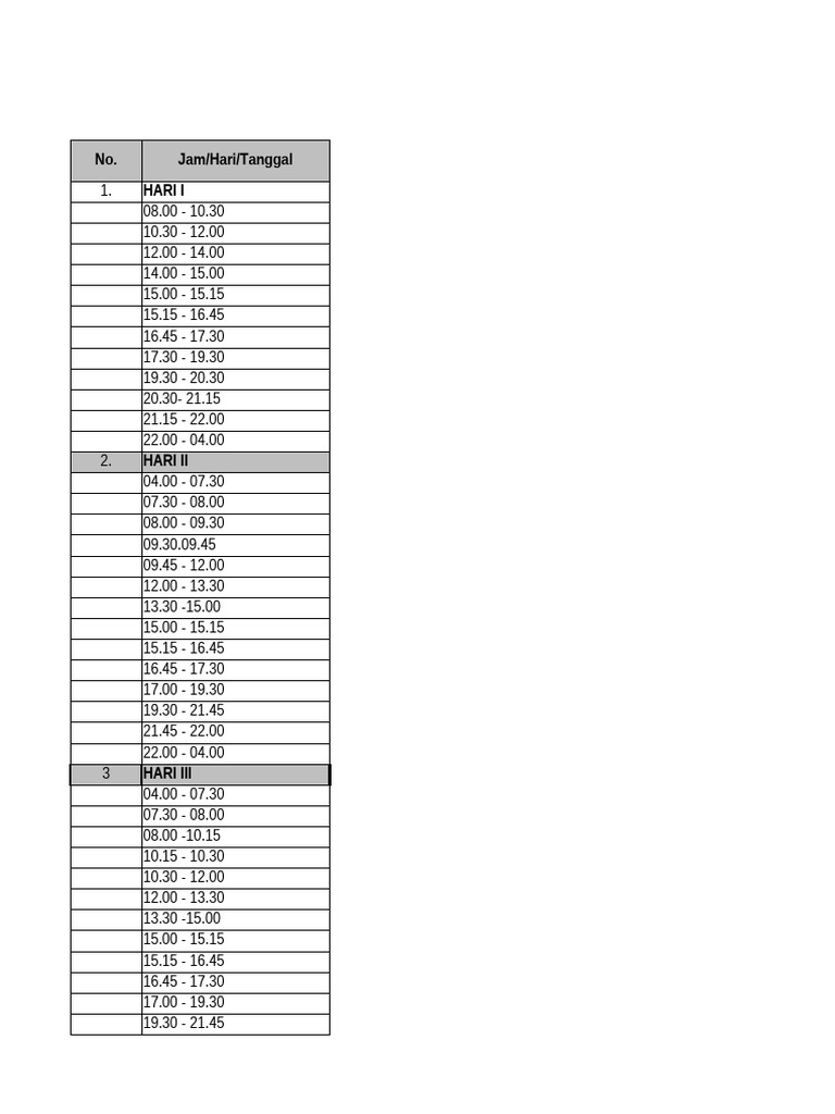 Jadwal Kml 2024 Pix | PDF