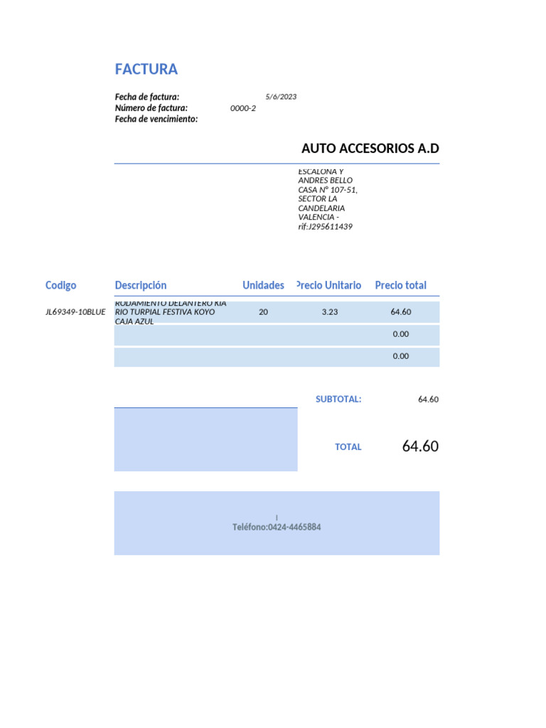 Modelo de Nota de Entrega | PDF