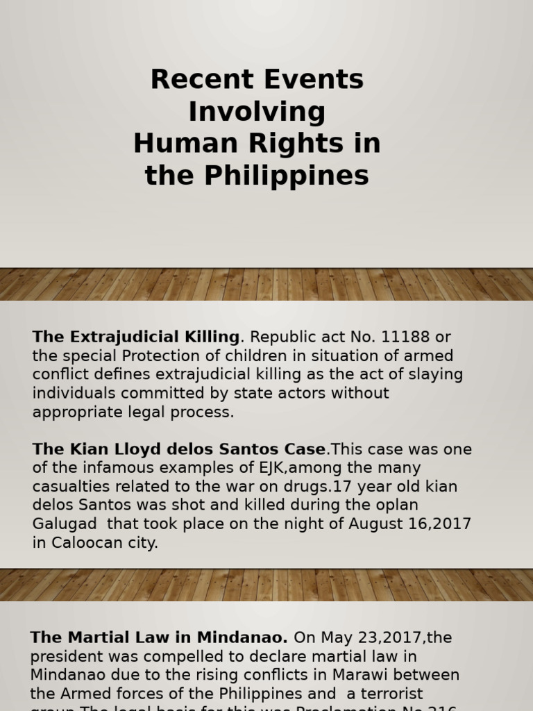 NSTP 1 Events Nvolving Human Rights | PDF