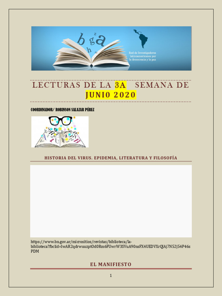 Lecturas 3a Junio 2020 | PDF
