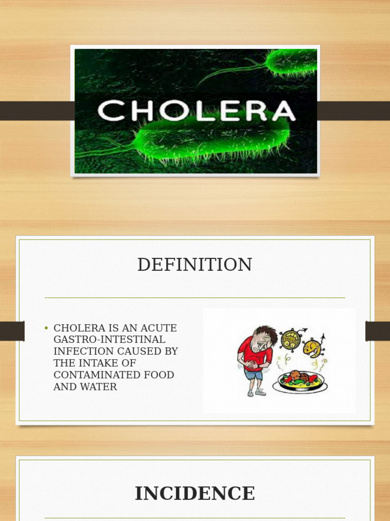 Cholera | PDF
