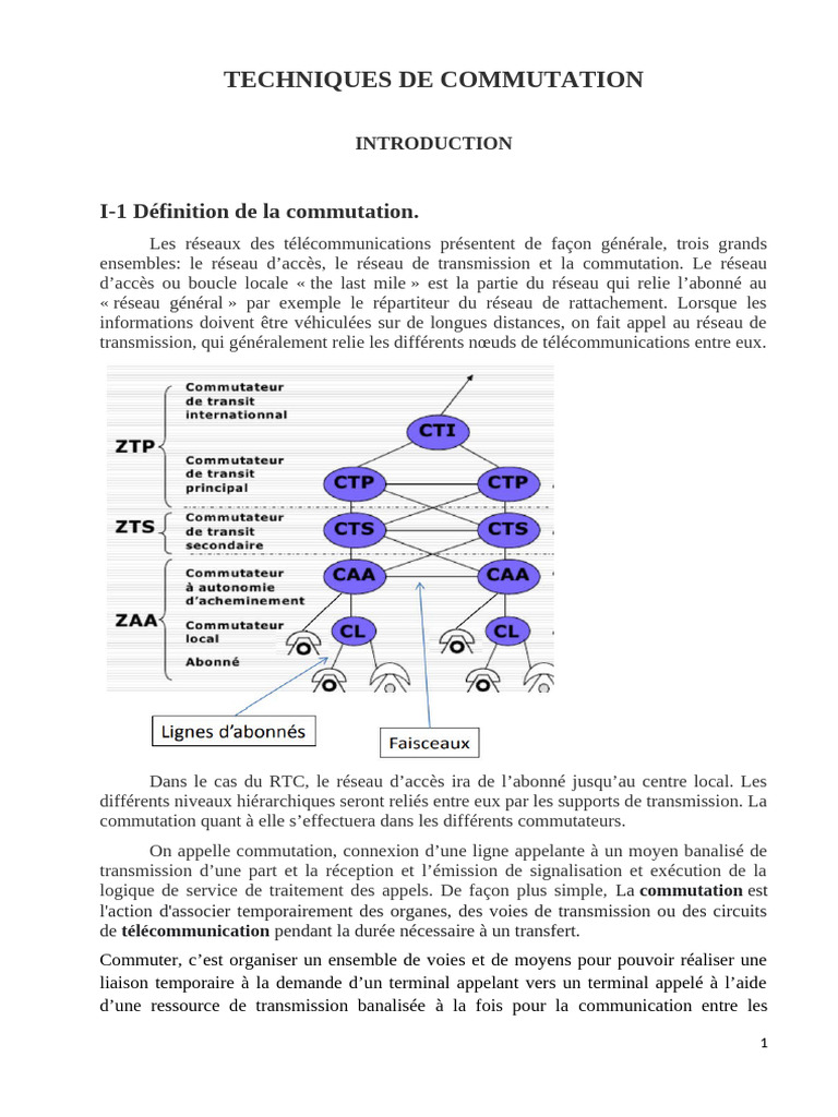 Technique Commutation | PDF | Asynchronous Transfer Mode | Technology & Engineering