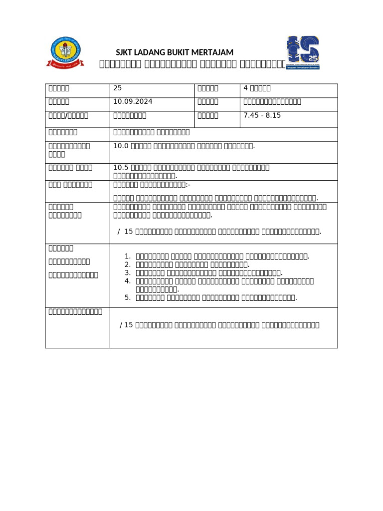 10.09.2024 - Pendidikan Moral THN 4S | PDF