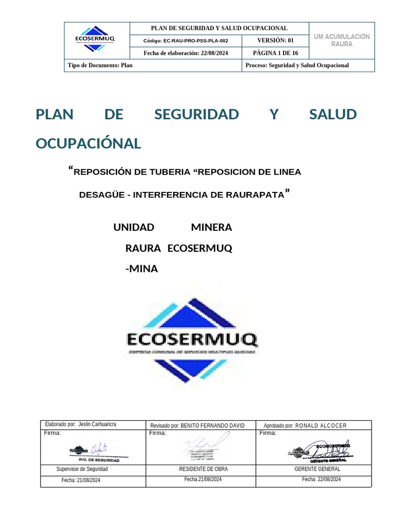 Plan SSO | PDF