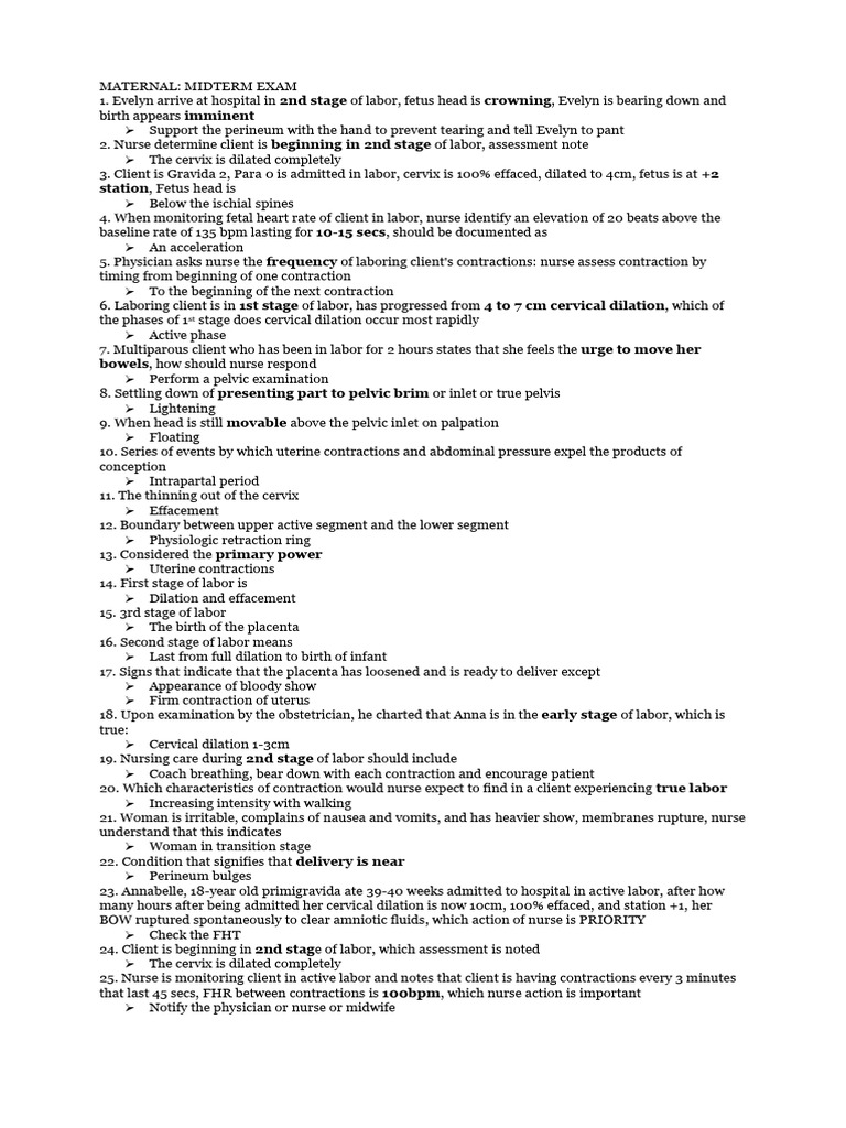 Midterm Review | PDF