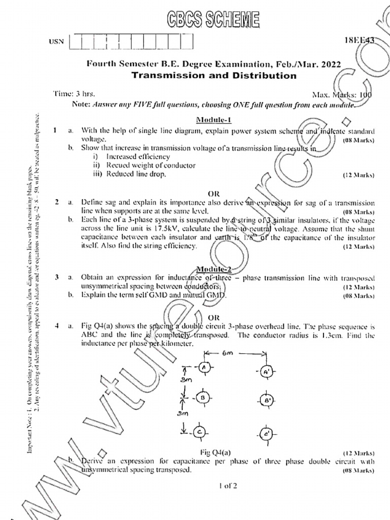 Transmission and Distribution | PDF | Electric Power Transmission ...