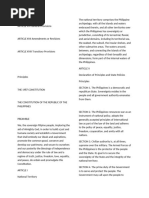 1987 Philippine Constitution: Article II | PDF | Sovereign State ...