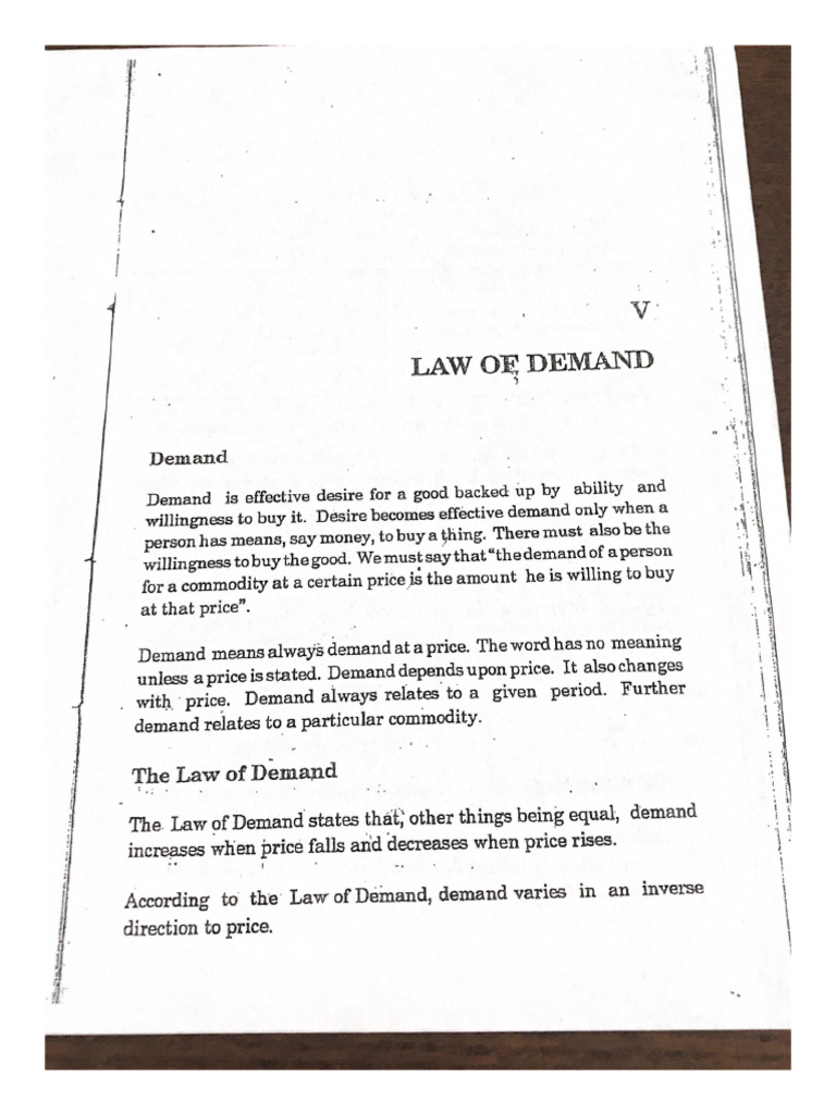 3. Theory of Demand | PDF