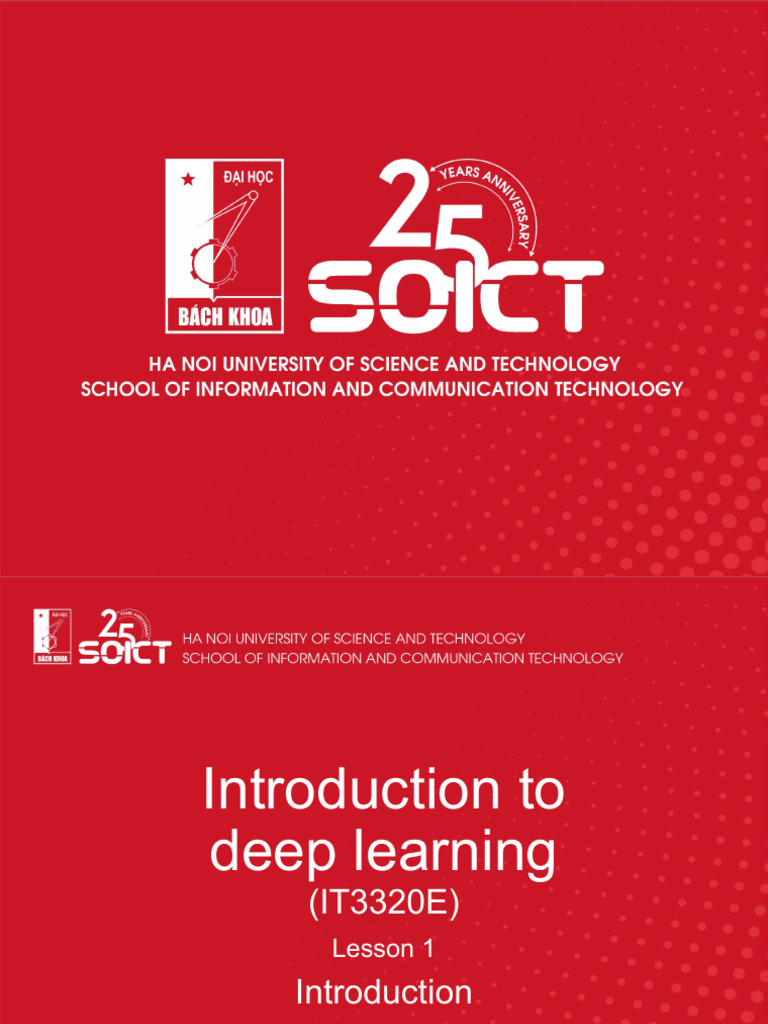 L1 - Intro - To - Deep Learning - en | PDF