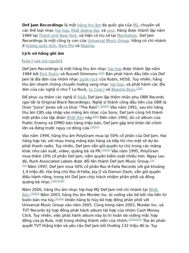 Def Jam Recordings | PDF