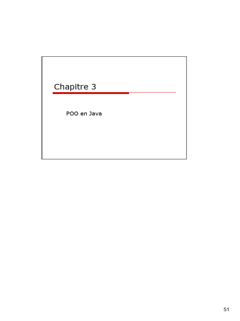 Chap3 - POO en Java | PDF