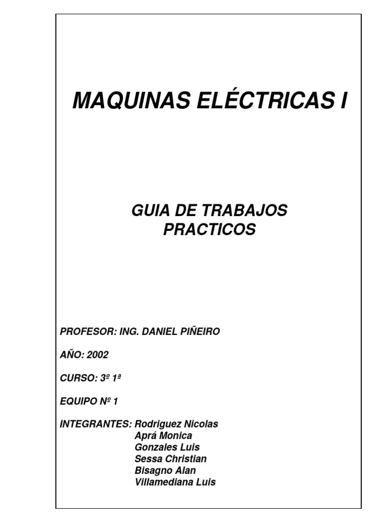 Problemas Resueltos de Máquinas Eléctricas I | PDF | Ingenieria Eléctrica | Electromagnetismo