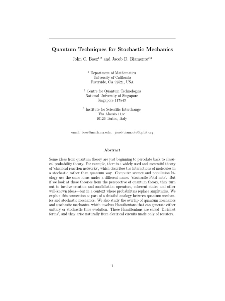 Quantum Mathematics | PDF