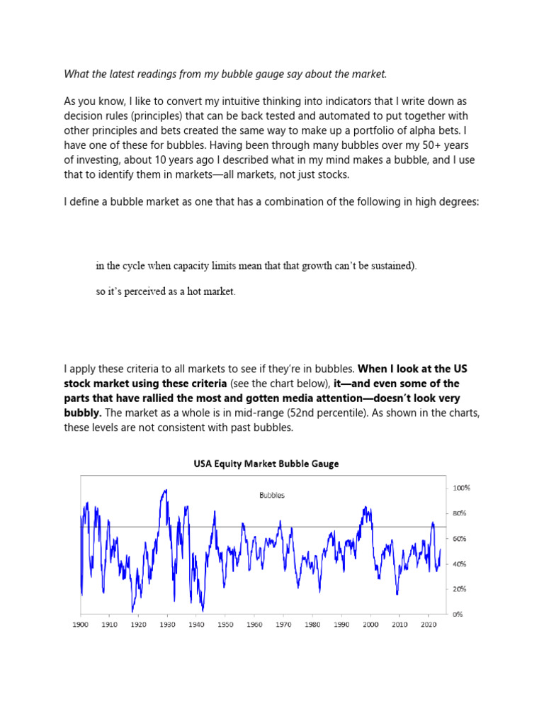 Dalio On M7 Buble | PDF