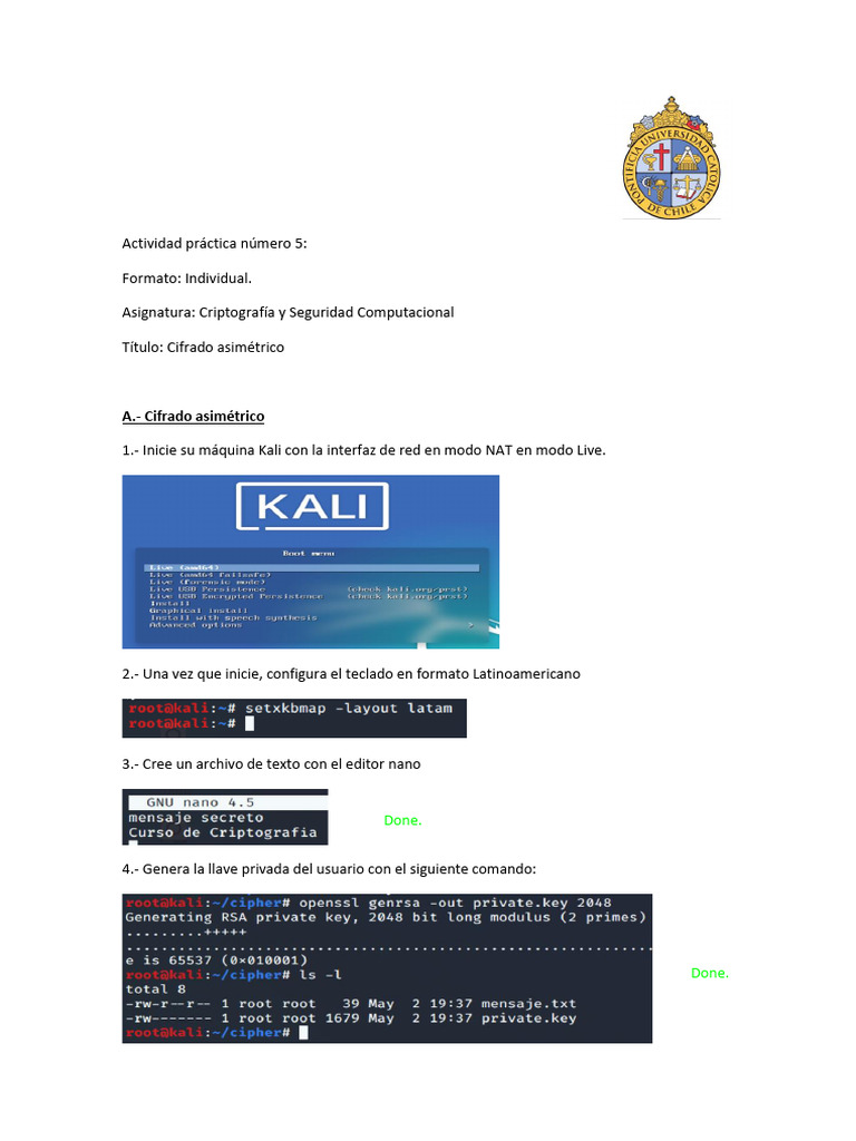 Lab Criptografia numero 5 | PDF