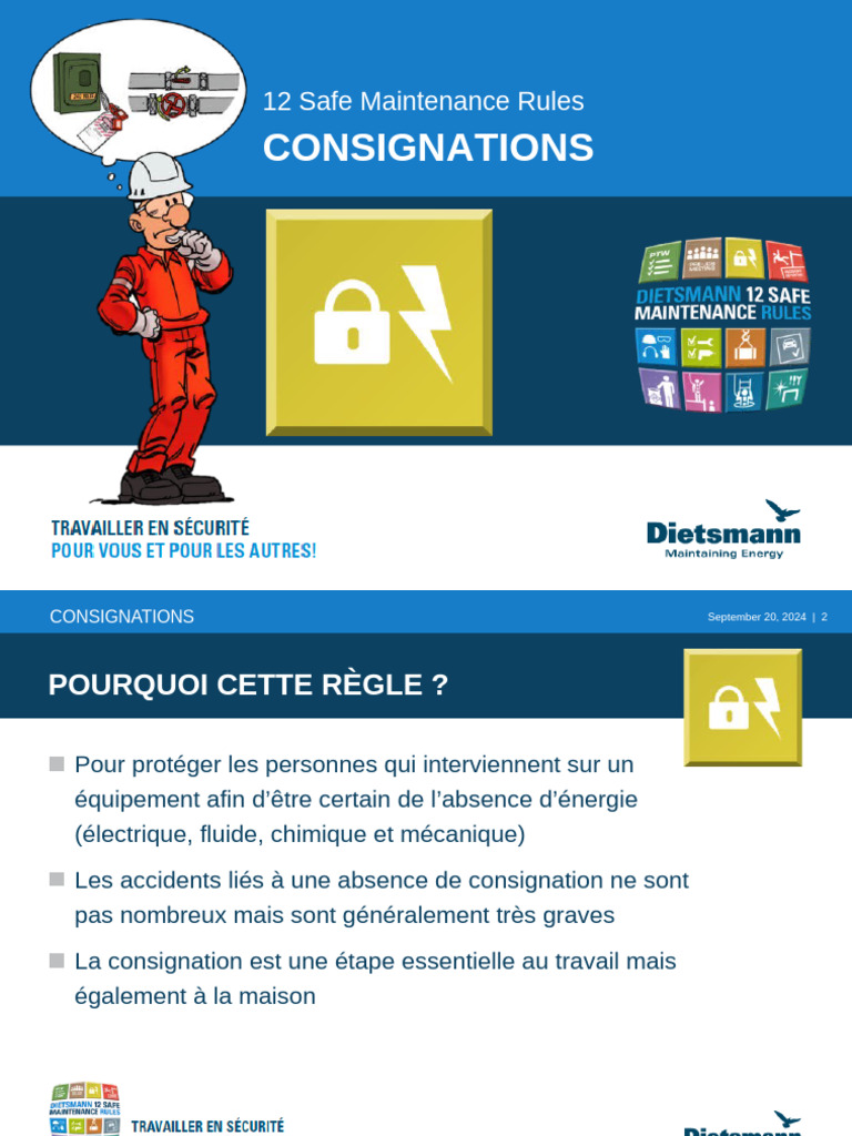 12 Safe Maintenance Rules 3 Hazard-Isolations FR | PDF