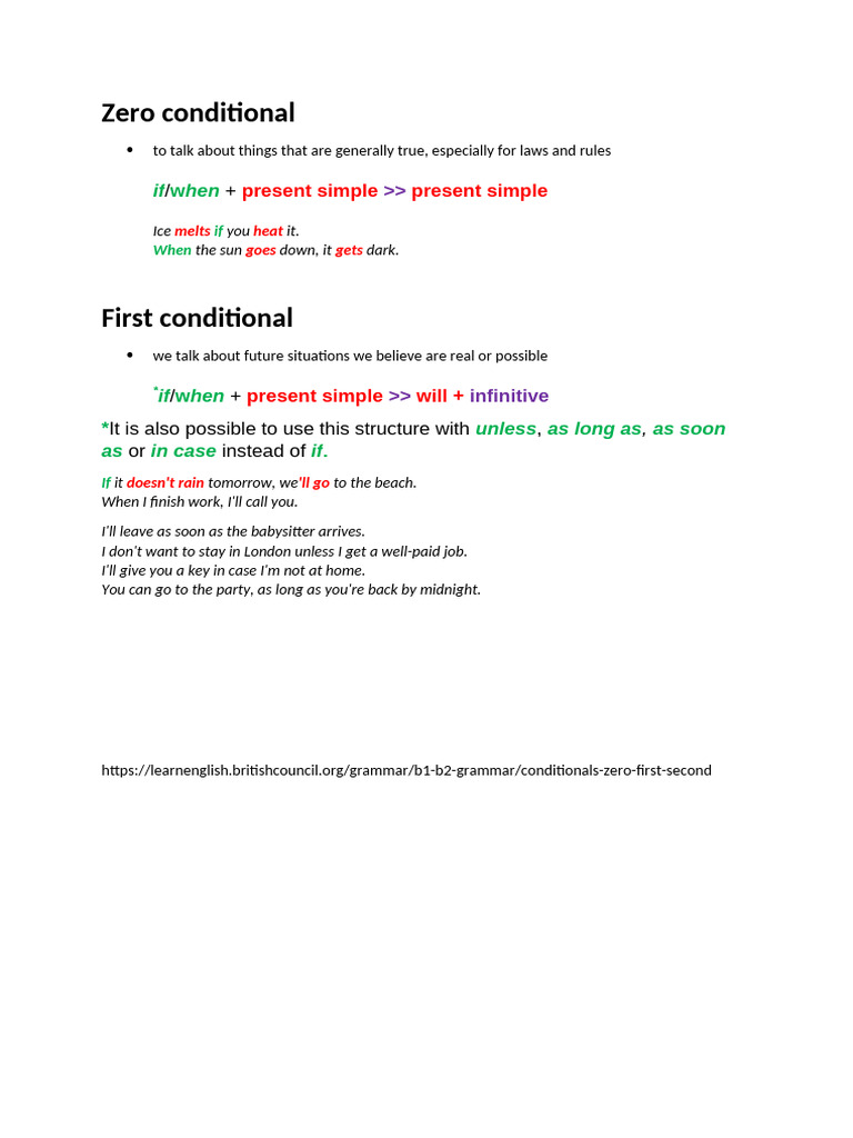 Conditionals | PDF