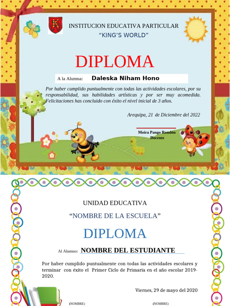 Diplomas Varios | PDF
