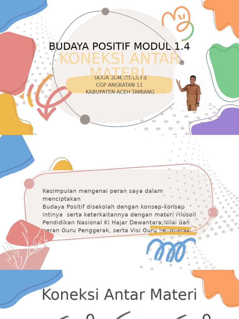 Koneksi Antar Materi Modul 1.4 | PDF | Karier & Perkembangan