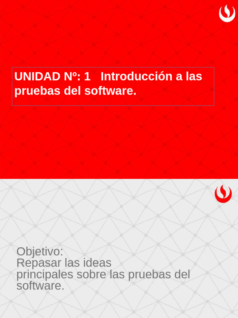 Unidad - 01 - S5 - Introducción A Las Pruebas Del Software 2024-2 | PDF