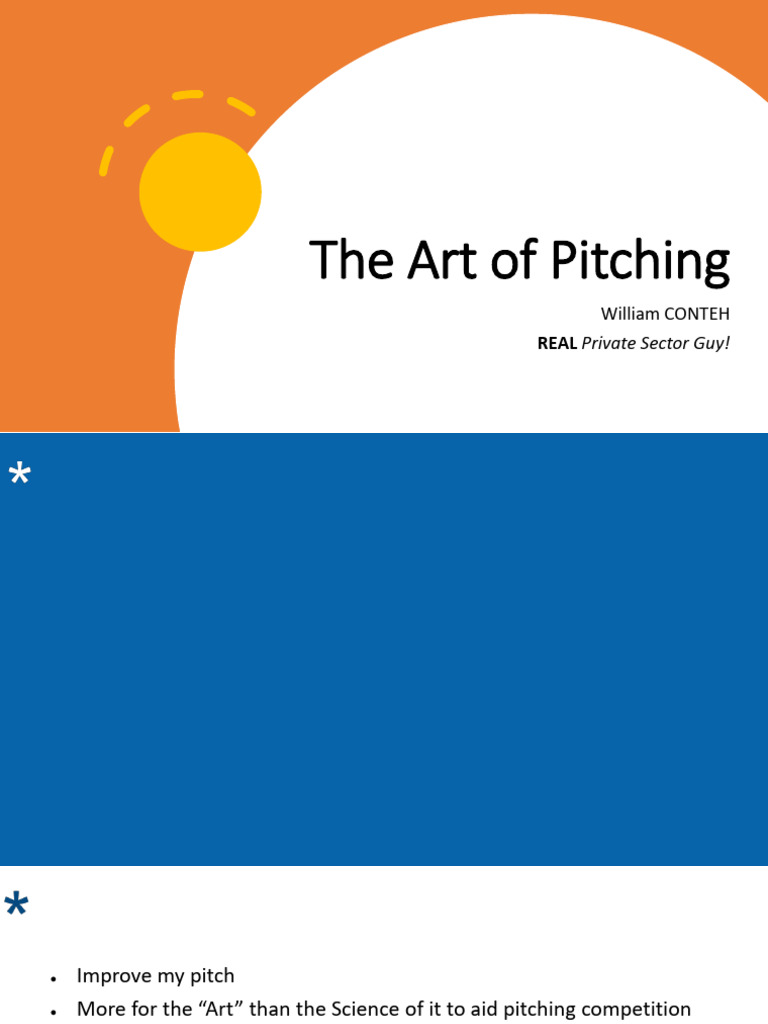 The Art of Pitching | PDF