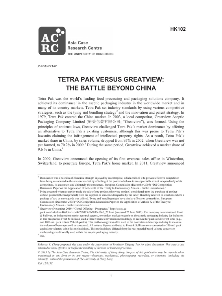 Tetra Pack | PDF