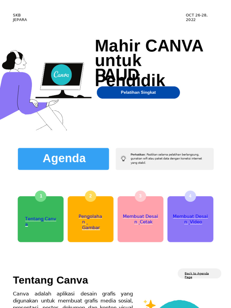 Mahir Canva Untuk Paud | PDF