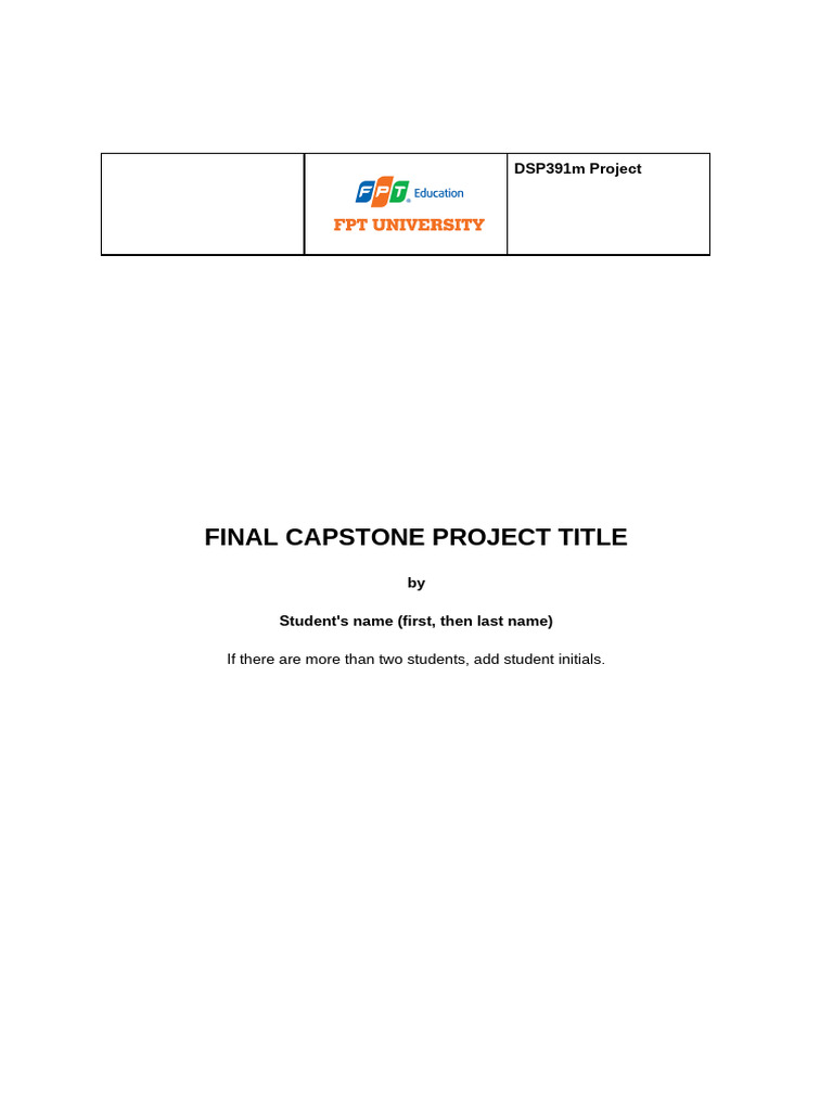 Project Template | PDF