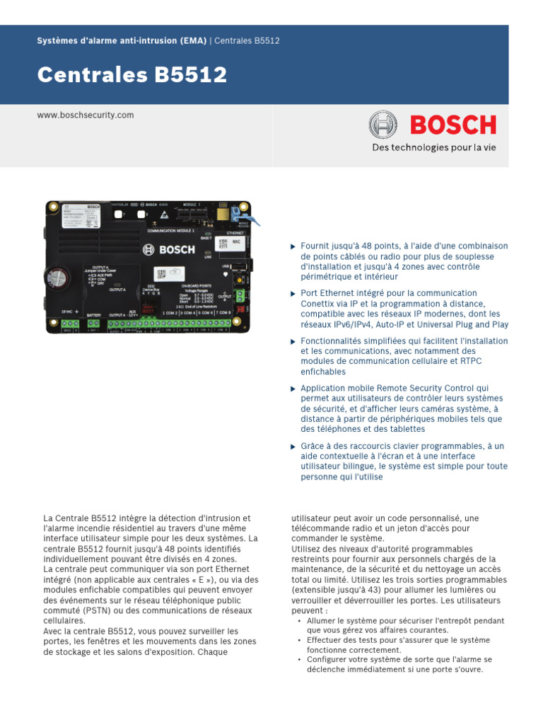 Bsyb5512 Fiche 1 | PDF