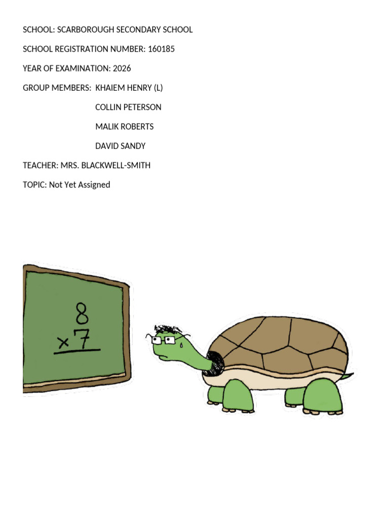 David Sandy - Maths Sba Coversheet | PDF