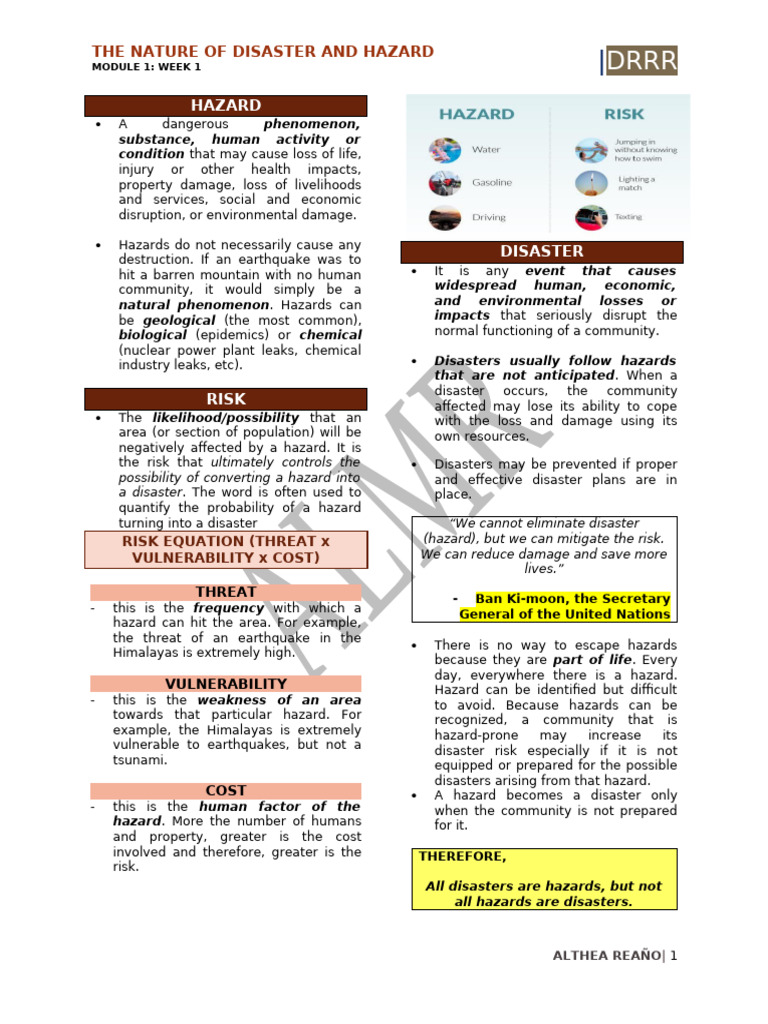 DRRR Week 1 Reviewer | PDF