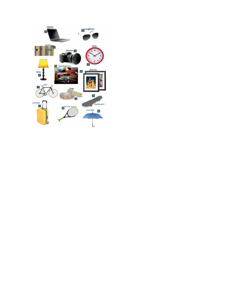 Things Vocabulary | PDF