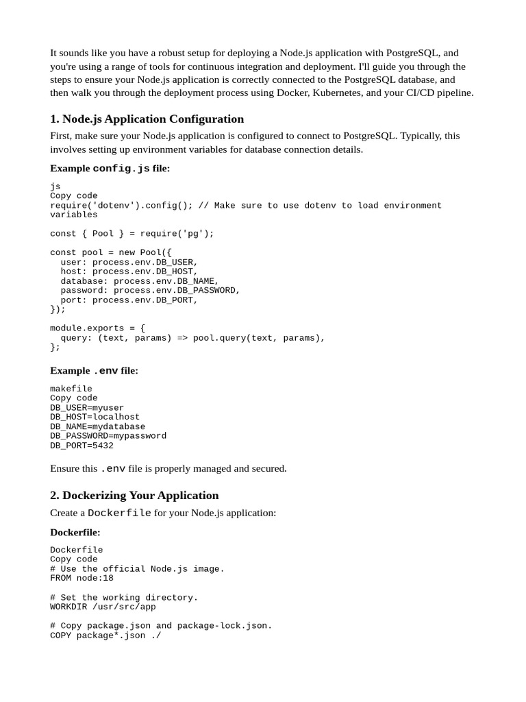 CICD NODEJS | PDF CICD NODEJS | PDF