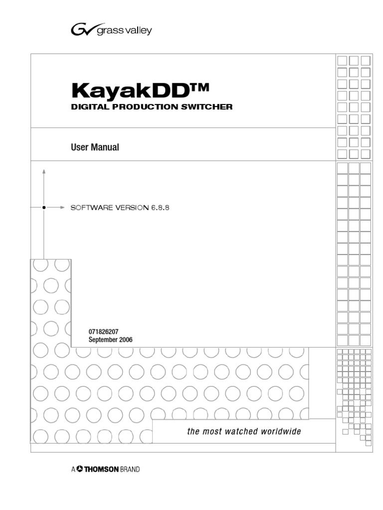Kayak Mixer | PDF | Menu (Computing) | Documentation