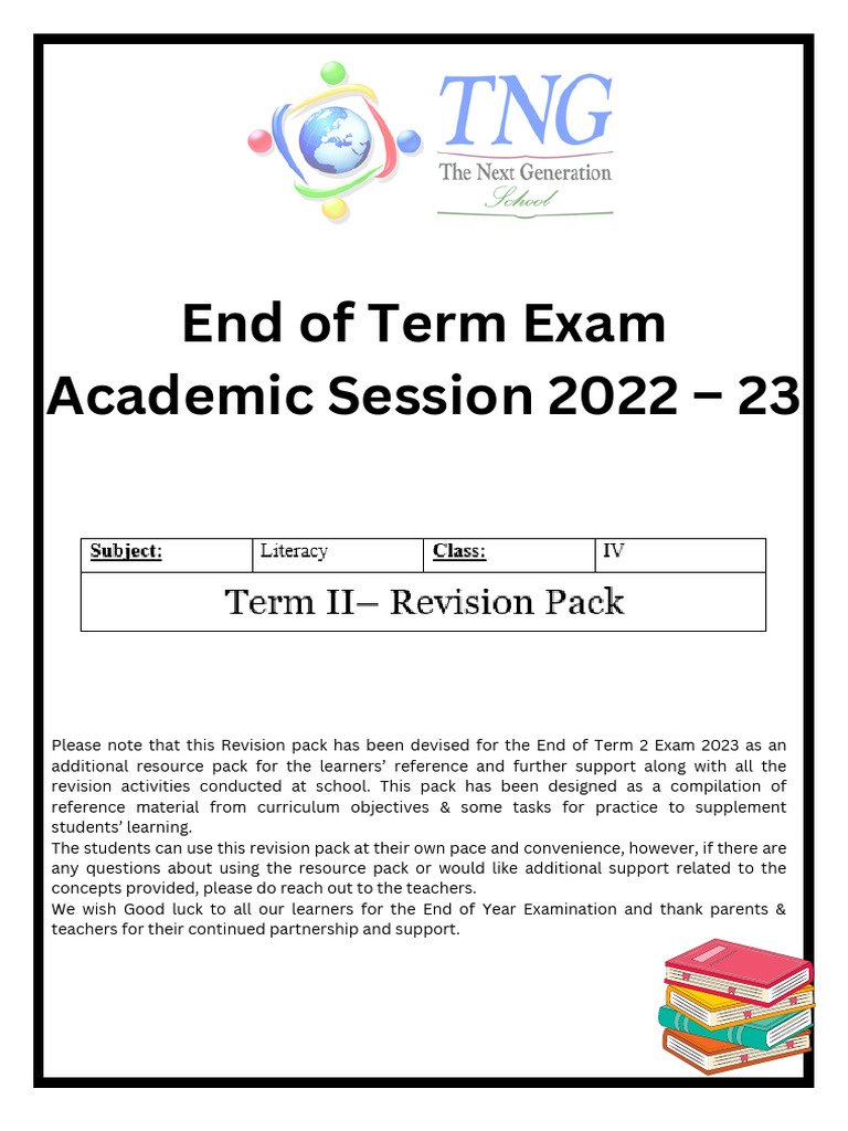 Literacy Revision Pack | PDF