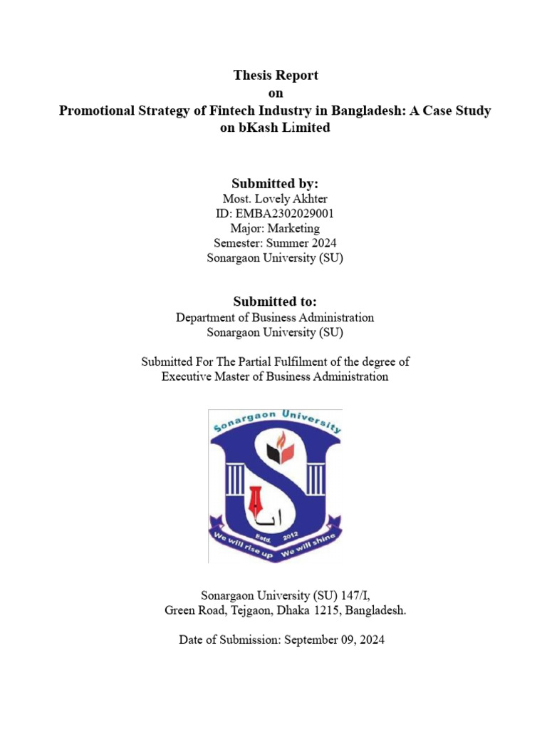Bkash Limited - Lovely Akter - FINAL FILE-1 | PDF