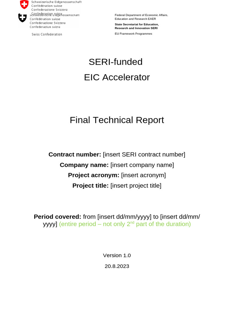 Seri Eic Acc Report | PDF