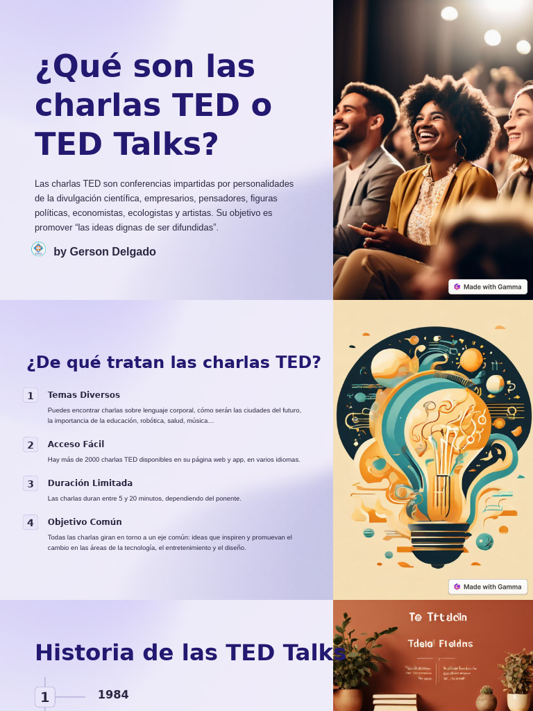 01A Que Son Las Charlas TED o TED Talks | PDF