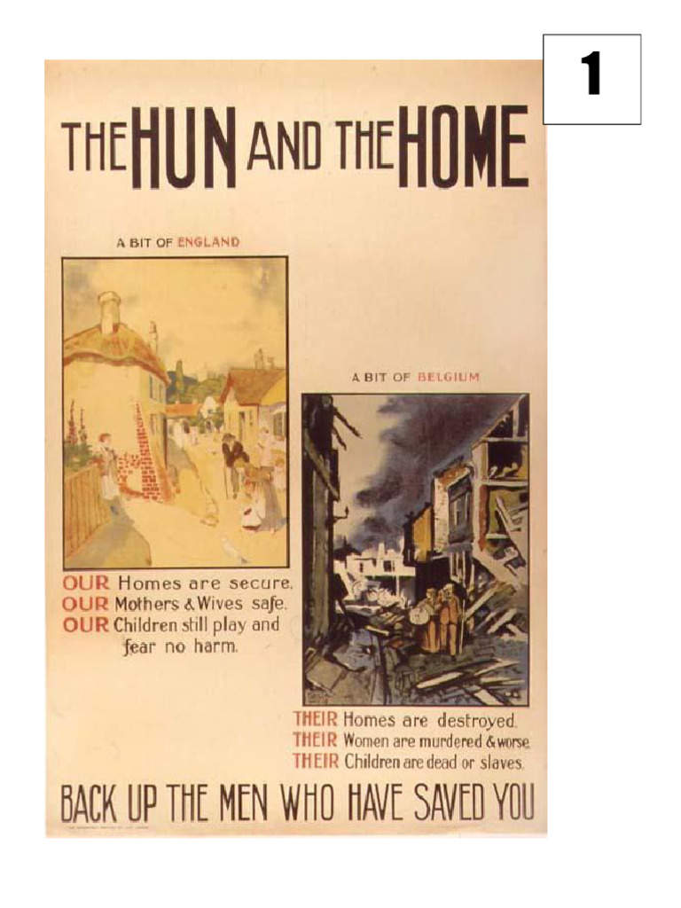 WWI Propaganda Sources | PDF