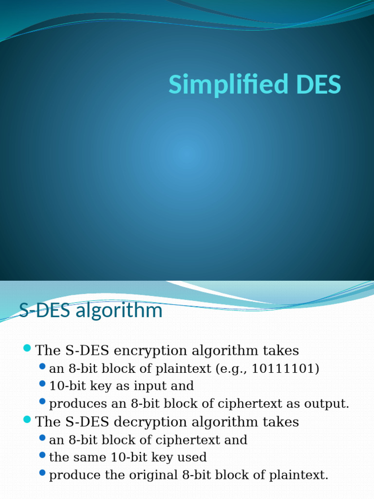 SDES | PDF