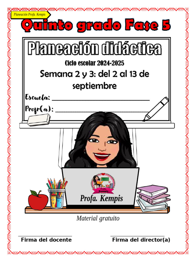 5° S2 y 3 Planeación Profa. Kempis | PDF