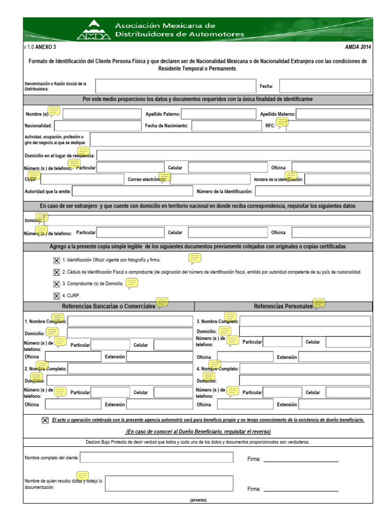 Formato Id PF 1 | PDF