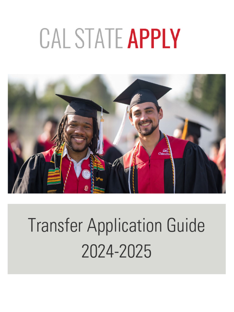 Cal State Apply Transfer Application Guide | PDF