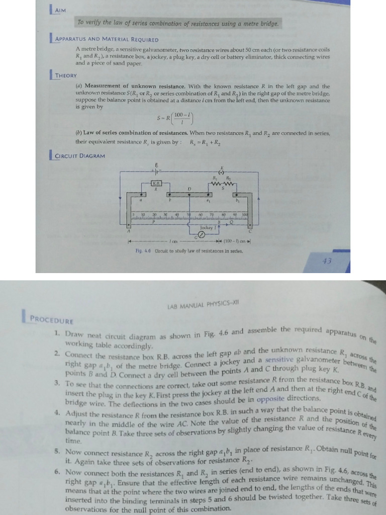 Physics Practical Sec-1 (Exp-2) | PDF