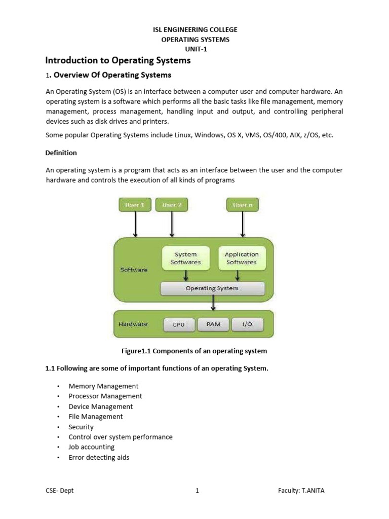 Operating System | PDF