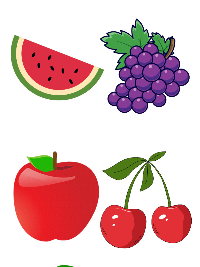 Fruits, Vegetables, Junk Foods | PDF
