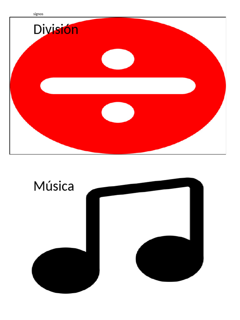 Signos Artificiales Naturales Simbolos e Iconos | PDF