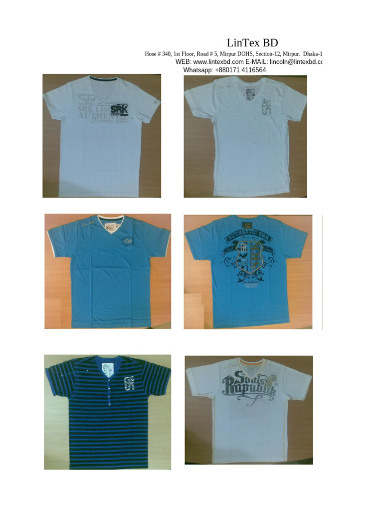 LIN-TEE SHIRT-12 | PDF