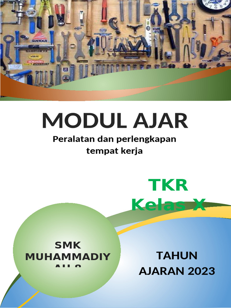 Modul Ajar Peralatan Dan Perlengkapan Kerja TKR | PDF